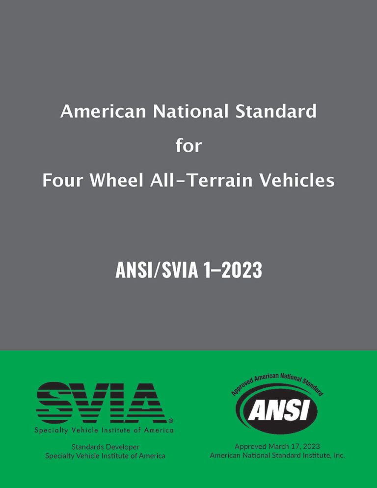 About the ATV Standard | Requirements for Safety | SVIA